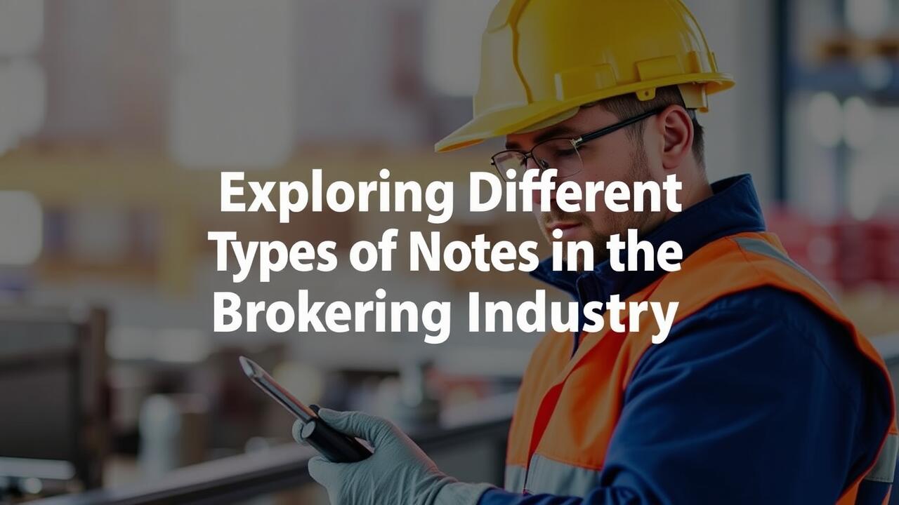 Exploring Different Types of Notes in the Brokering Industry