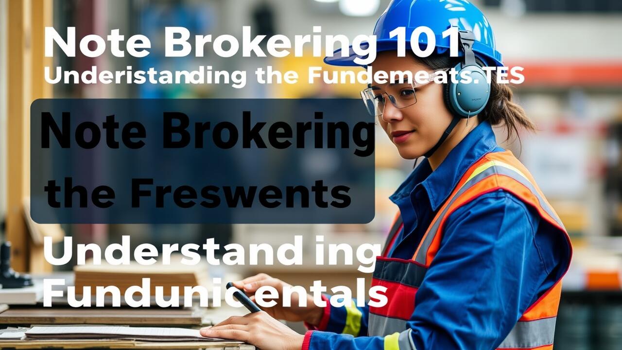 Note Brokering 101: Understanding the Fundamentals